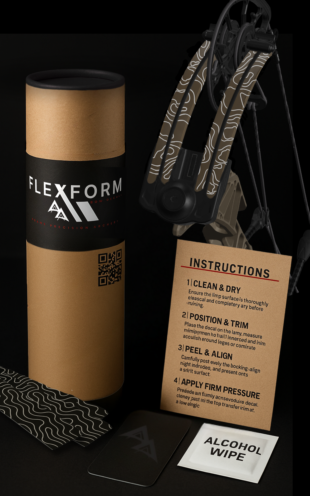 FLEXFORM BOW DECALS – ADAMS PRECISION ARCHERY