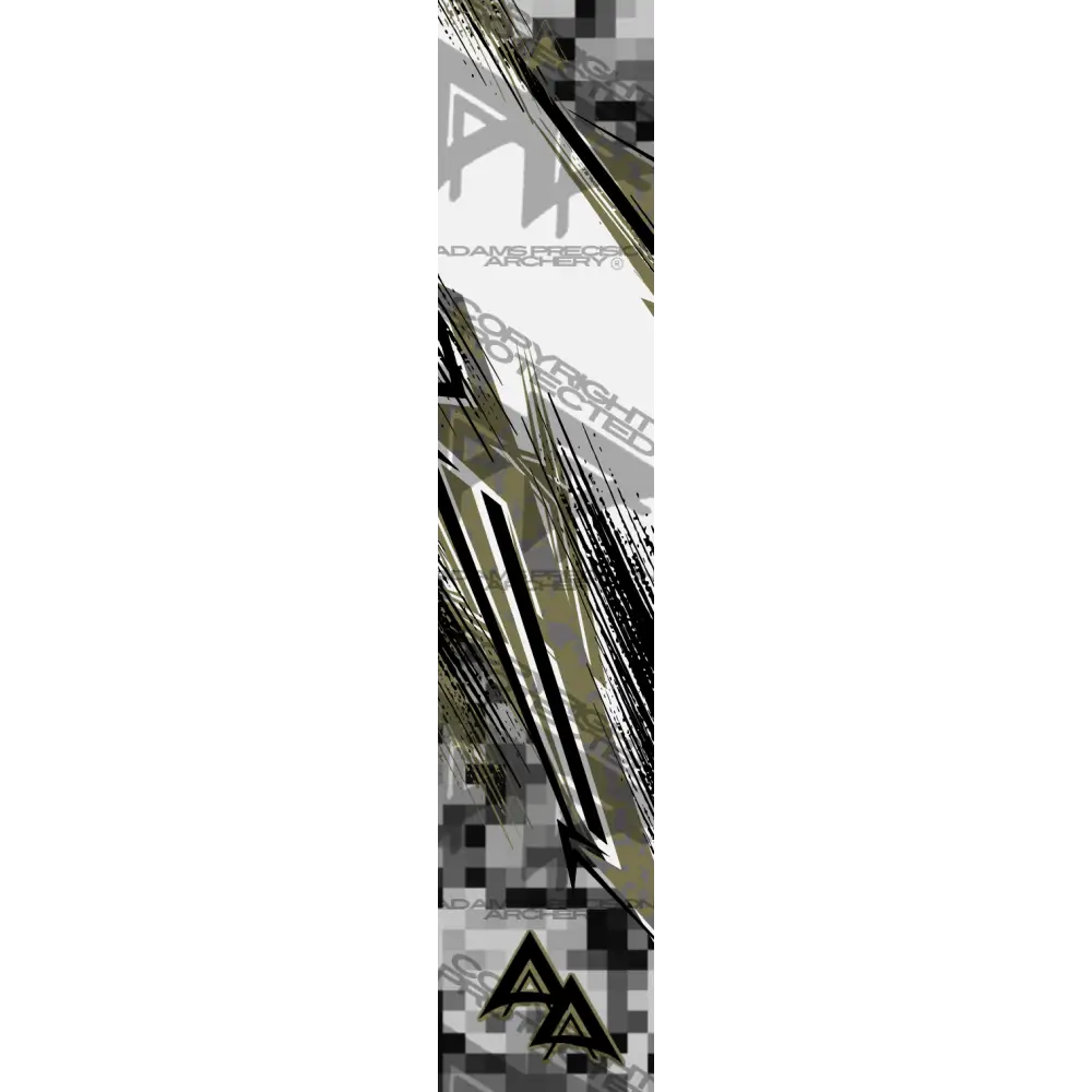 ABSTRACT SHIFTED SERIES ARROW WRAPS - OD GREEN – ADAMS PRECISION ARCHERY