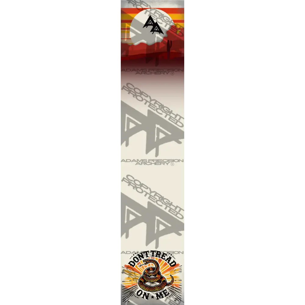 APA DON'T TREAD ON ME ARROW WRAPS – ADAMS PRECISION ARCHERY