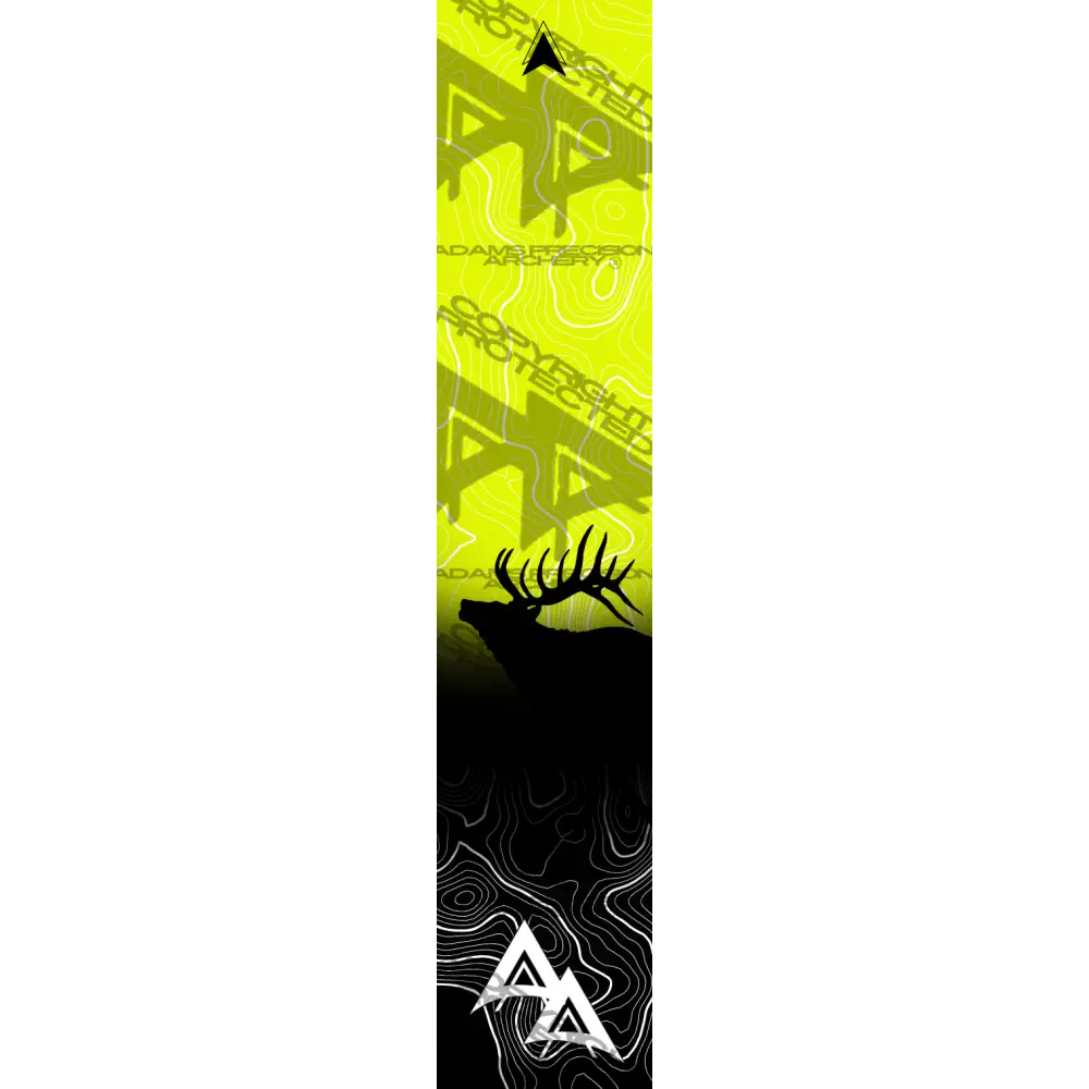 APA GAME SERIES ELK TOPO FADE YELLOW ARROW WRAP – ADAMS PRECISION ARCHERY