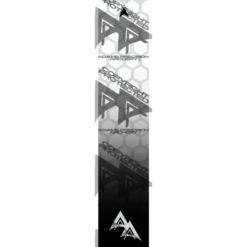 APA GHOST WHITE SERIES ARROW WRAPS - REFLECTIVE HEX FILLED DISSOLVING ...