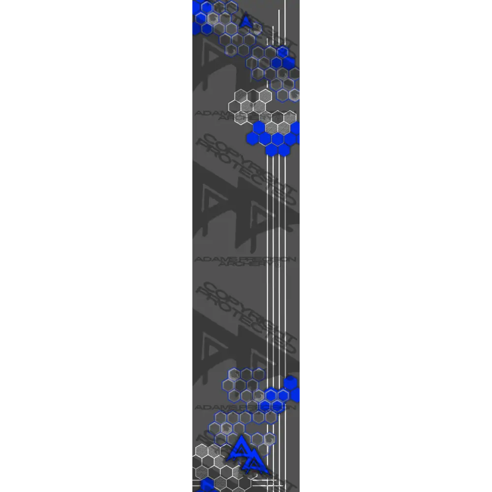 APA HONEYCOMB HEX SERIES ARROW WRAPS - BLUE – ADAMS PRECISION ARCHERY