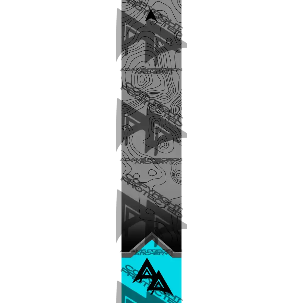 APA PEAK-CREST TOPO SERIES ARROW WRAPS - TEAL UBUILD KIT™ – ADAMS ...