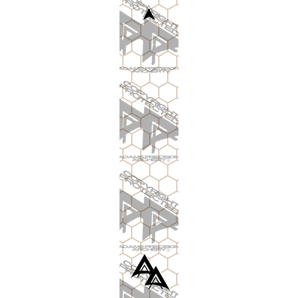 APA SAND OUTLINE HEX SERIES ARROW WRAP – ADAMS PRECISION ARCHERY